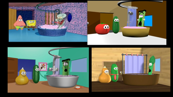 Veggies and Spongebob Squashed (Version Clip) Meme Sound Effect - Voicy