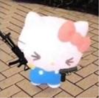 hello kitty has a gun Meme Sound Effect - Voicy