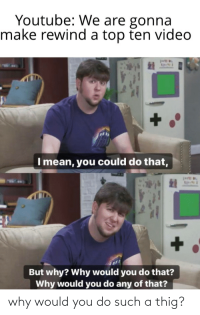 why would you do that Meme Sound Effect - Voicy