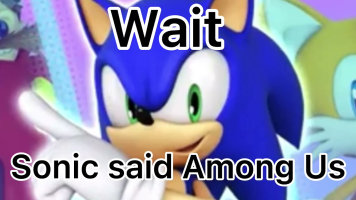 Sonic said Among Us Meme Sound Effect - Voicy