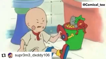 Caillou saying bad Words Meme Sound Effect - Voicy