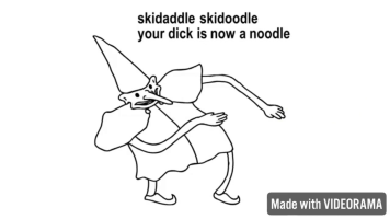 Skedaddle skadoodle Animado Meme Sound Effect - Voicy