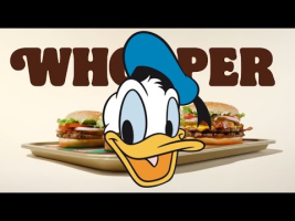 Donald Duck sings, whopper whopper Meme Sound Effect - Voicy