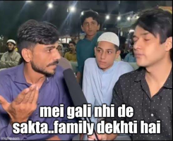 Gaali nahi de sakta Family Dekhti hai Meme Meme Sound Effect - Voicy