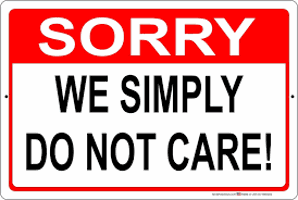 we do NOT care Meme Sound Effect - Voicy