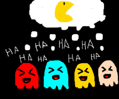 Pac-Man Ghost Laugh Meme Sound Effect - Voicy