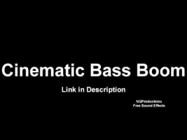 Cinema Bass Boom Meme Sound Effect - Voicy