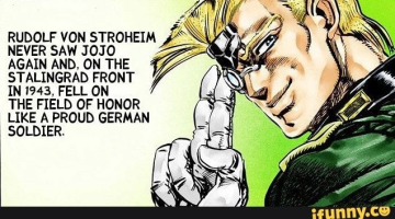 (JOJO) Stroheim Meme Sound Effect - Voicy