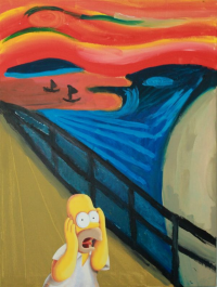 Homer Simpson: Scream 4 Meme Sound Effect - Voicy