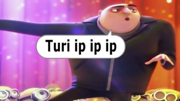 gru sings turi ip ip ip Meme Sound Effect - Voicy