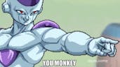 Frieza Says "Hello, Monkeys!" Meme Sound Effect - Voicy
