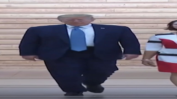 thicc donald trump walking meme Meme Sound Effect - Voicy