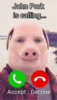 jhon pork is calling Meme Sound Effect - Voicy
